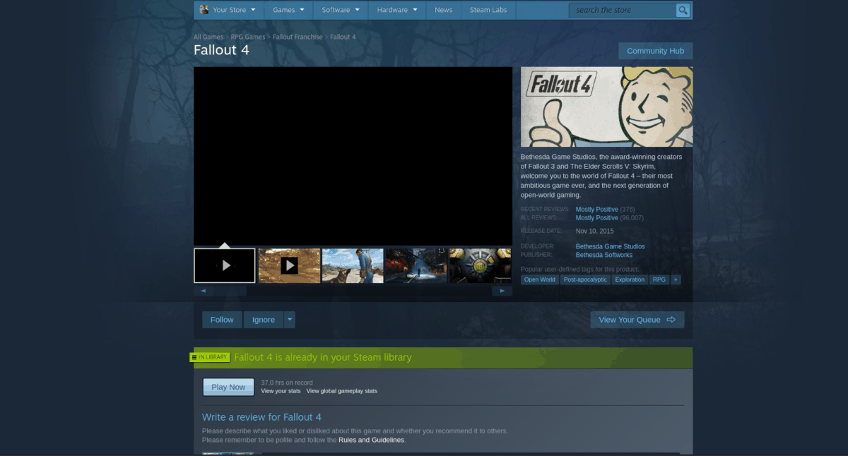 How to play Fallout 4 on Linux