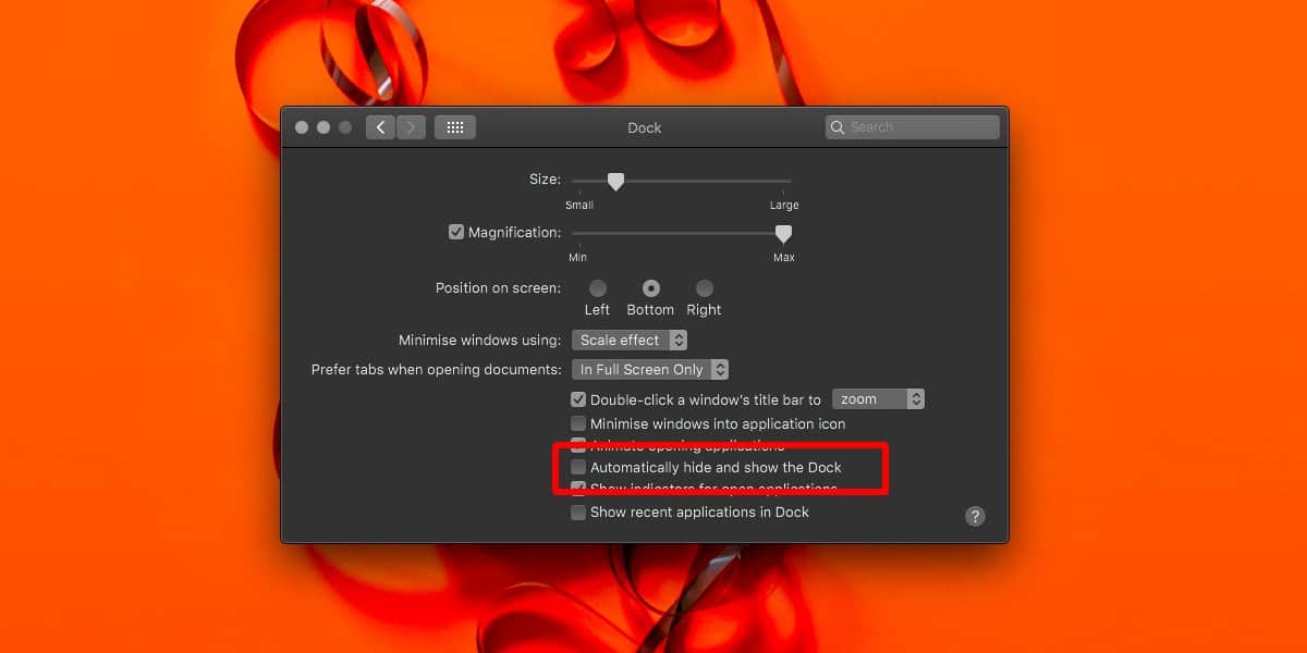 How To Auto Hide The Menu Bar And Dock On Macos