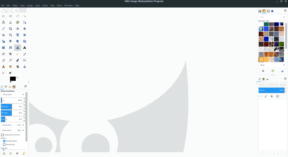 How to customize the Gimp interface on Linux