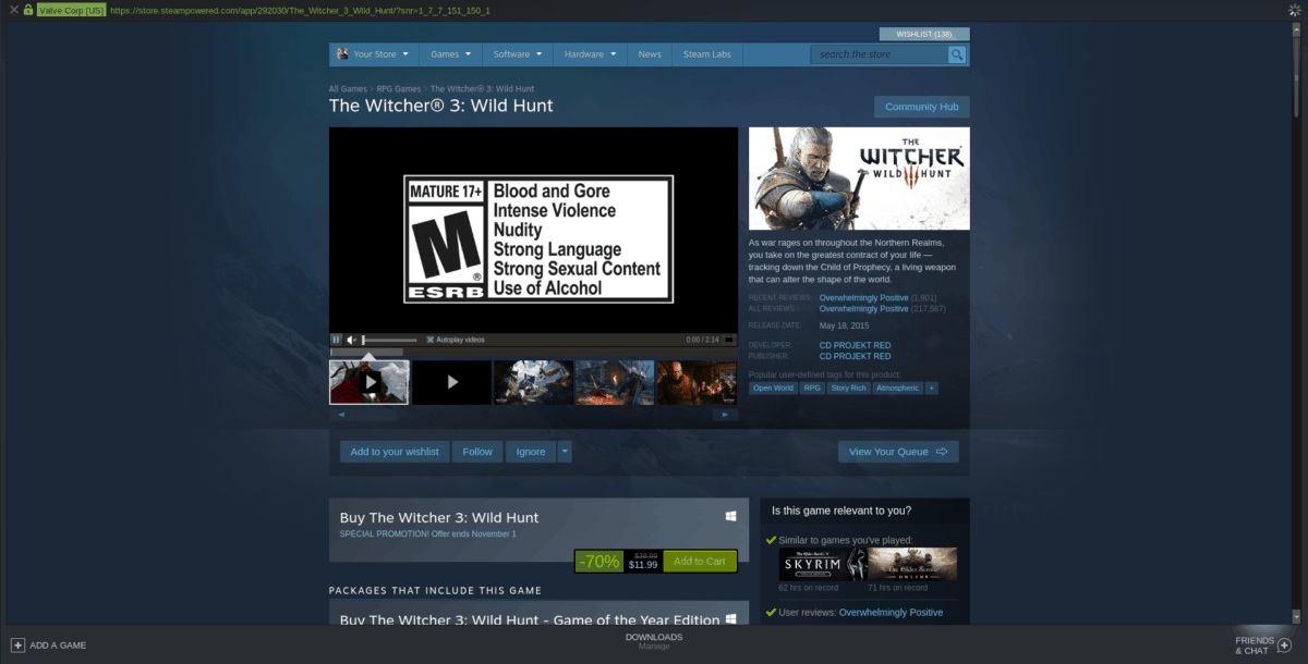 How to play The Witcher 3: Wild Hunt on Linux