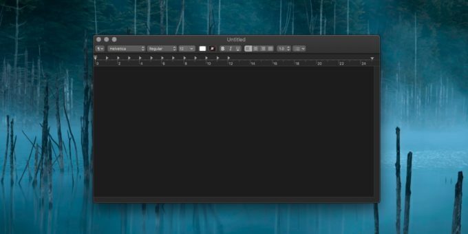 How to create a text file with TextEdit on macOS