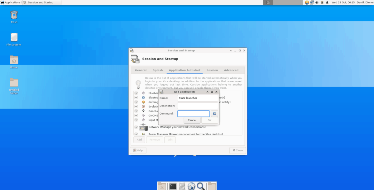 How to make a custom Linux panel with Tint2