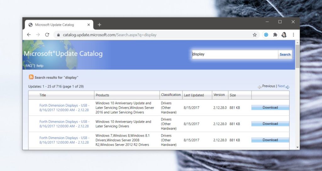 How to download stand alone Windows 10 drivers