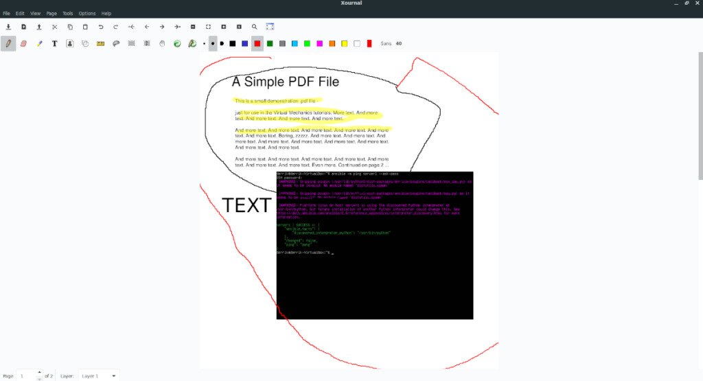 How to annotate PDF files on Linux