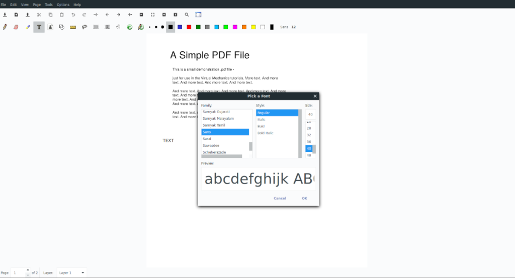 How to annotate PDF files on Linux