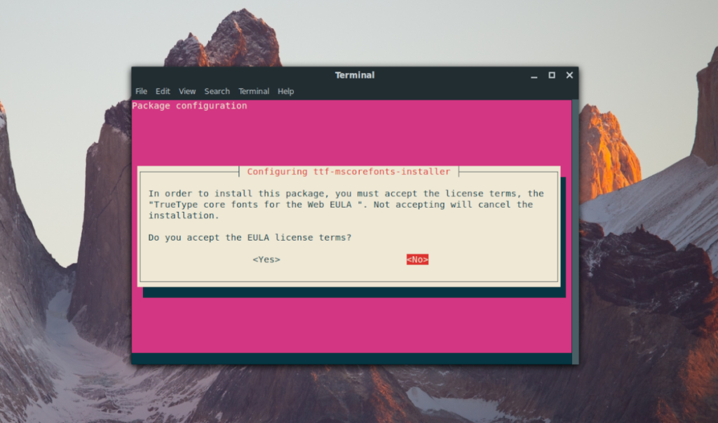 How to get Microsoft core fonts on Linux