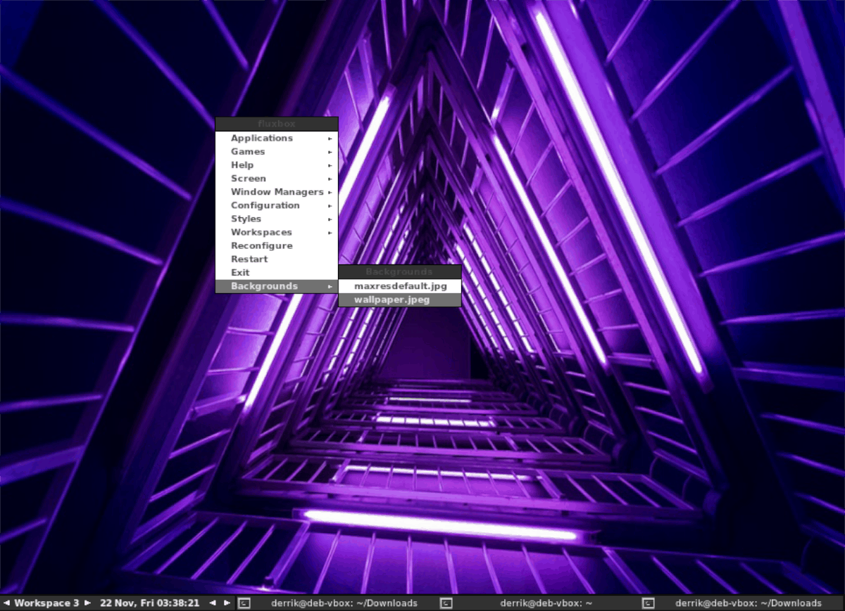 How to set up the Fluxbox window manager on Linux
