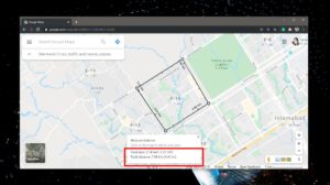 How to calculate area on Google Maps