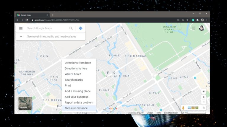 How to calculate area on Google Maps