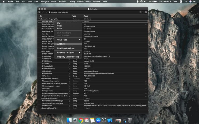 How to edit a Plist file on macOS