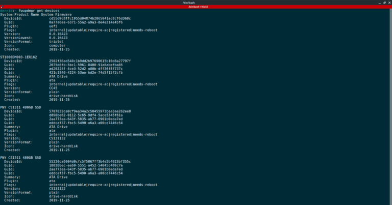 How to update computer firmware in Linux