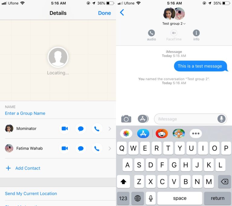 How to create and name iMessage groups on iOS