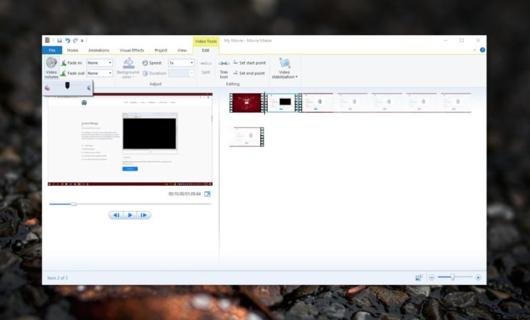 How to mute sections of a video on Windows 10