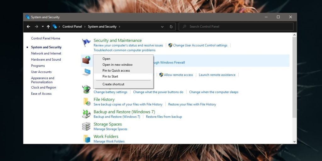 How to pin Control Panel settings to the Start menu on Windows 10
