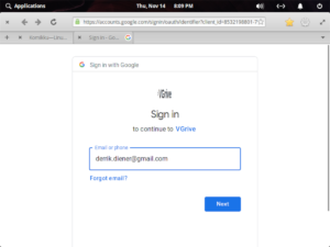 How to access Google Drive in Elementary OS