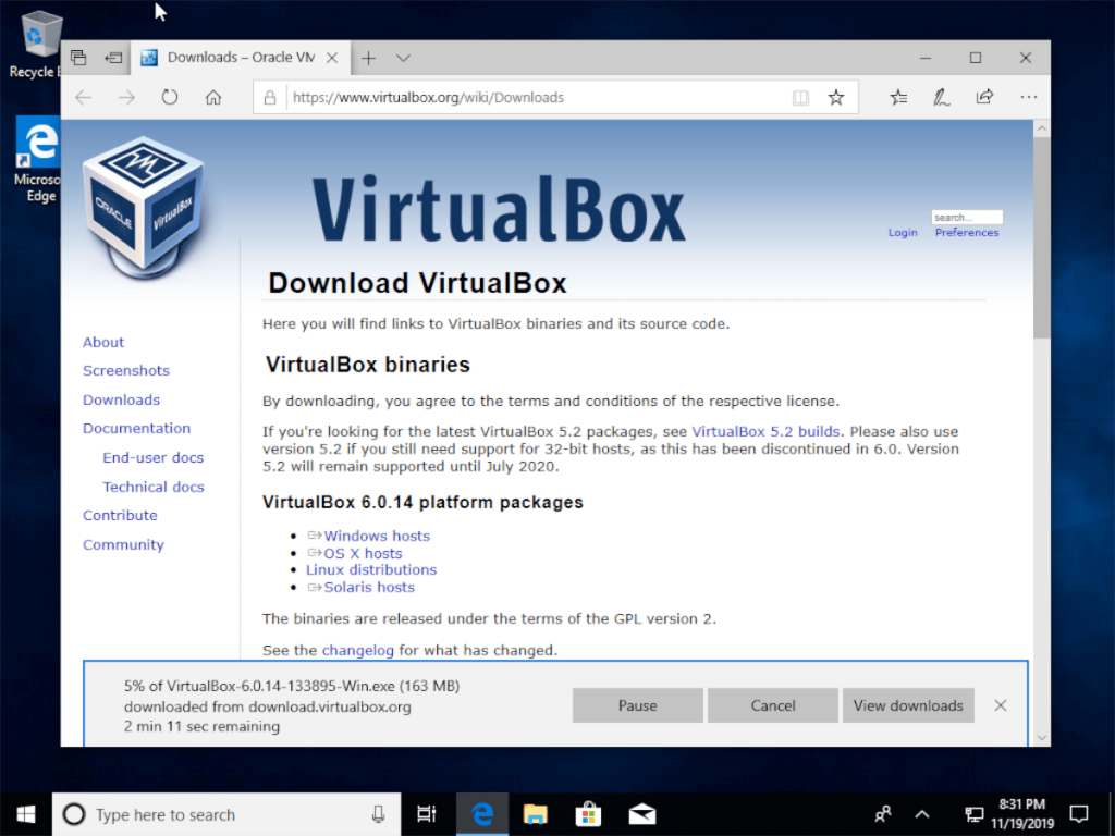 How to set up a Linux virtual machine on Windows