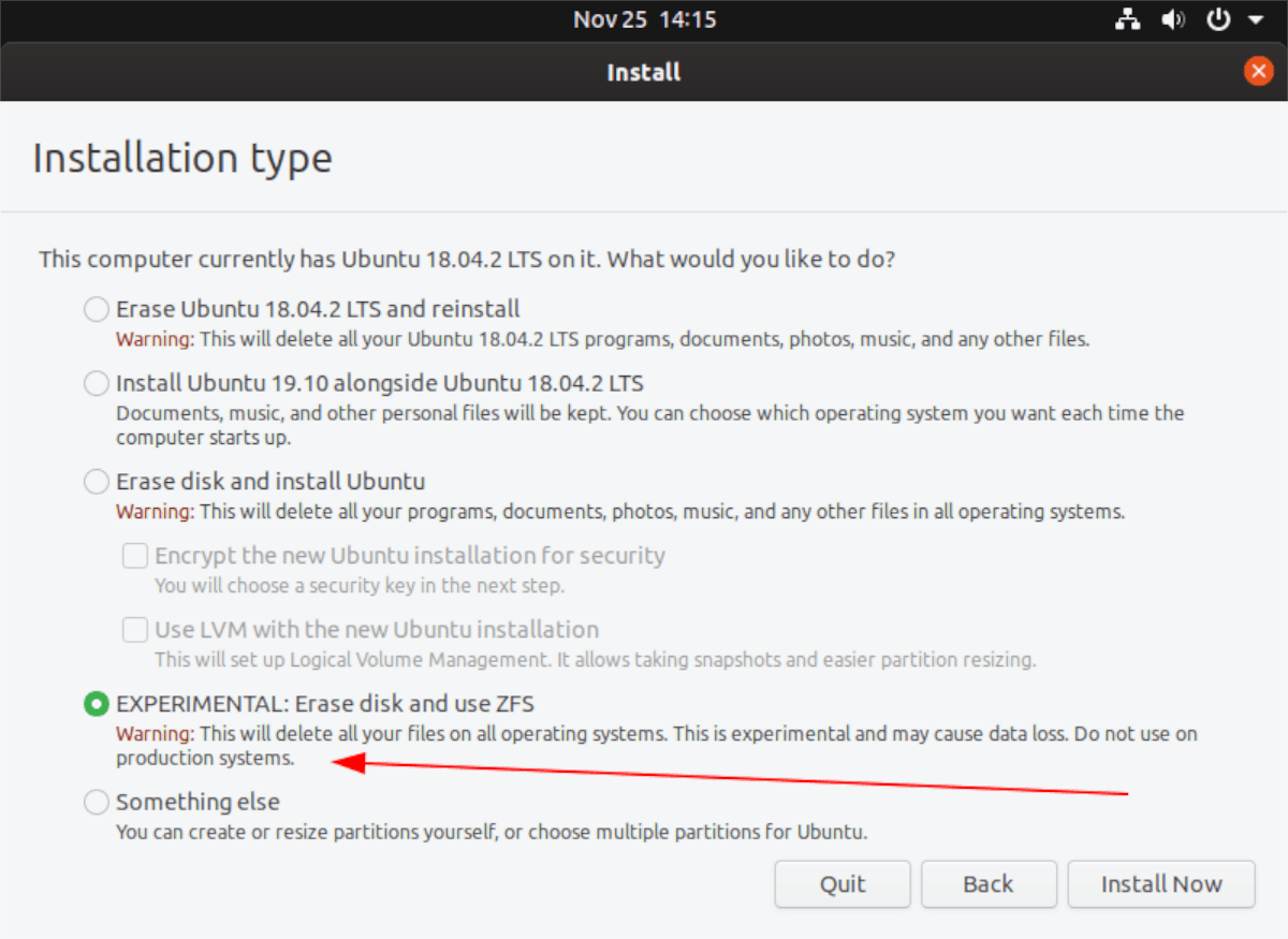 How to use ZFS on root in Ubuntu 19.10