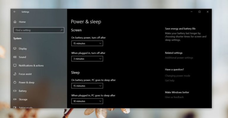 How to access Control Panel Power Options on a Windows 10 desktop