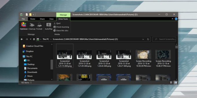 How to access a network location in Command Prompt on Windows 10