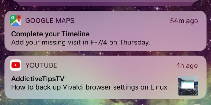 How to disable 'Complete your timeline' alerts from Google Maps