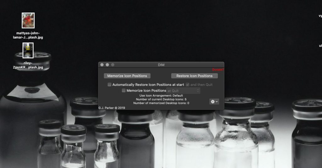 How to back up and restore desktop icon layout on macOS