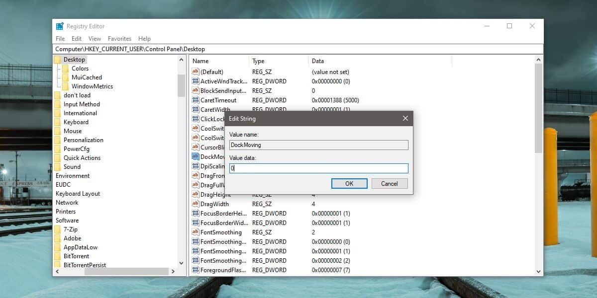 How to disable Windows Snap with mouse drag on Windows 10