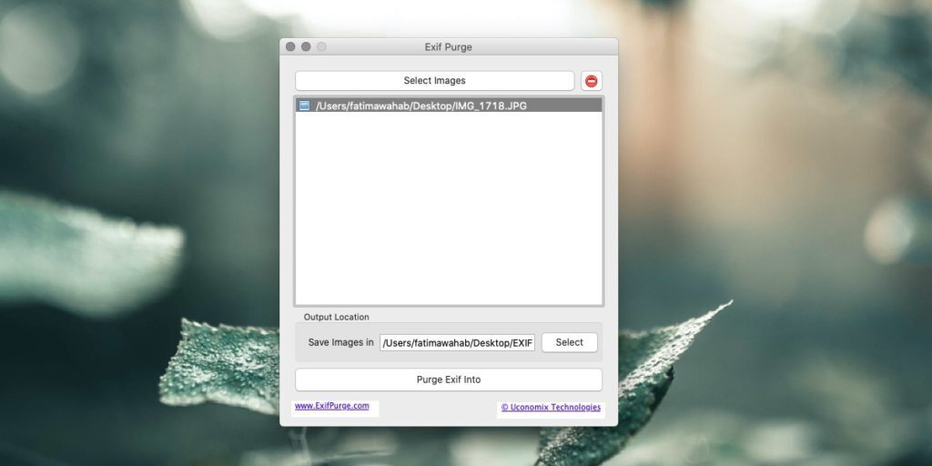 How to remove EXIF data from Photos on macOS