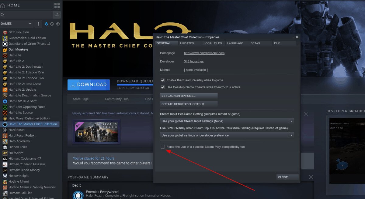 How to play Halo: The Master Chief Collection on Linux