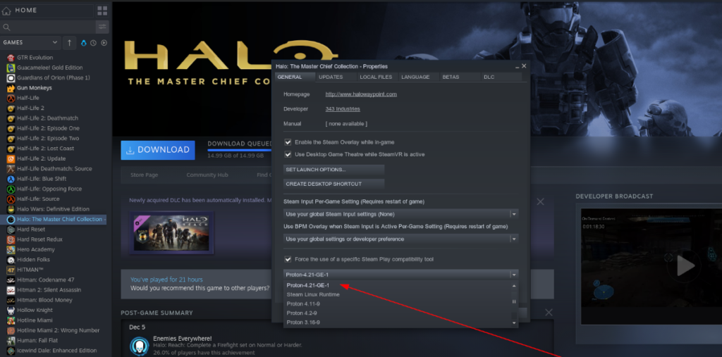 How to play Halo: The Master Chief Collection on Linux