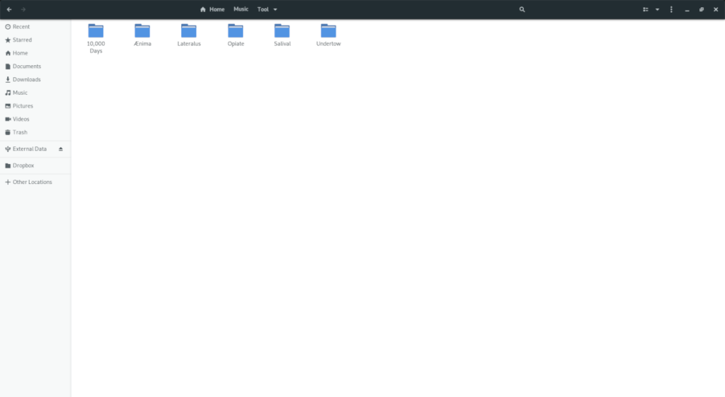 How to set up a music library in Rhythmbox on Linux