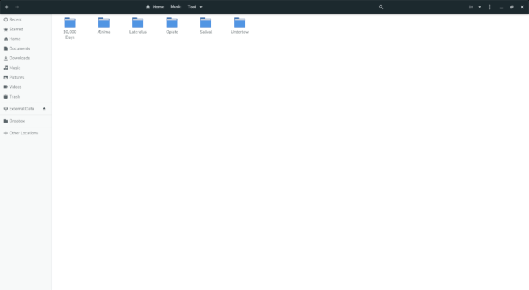 How to set up a music library in Rhythmbox on Linux