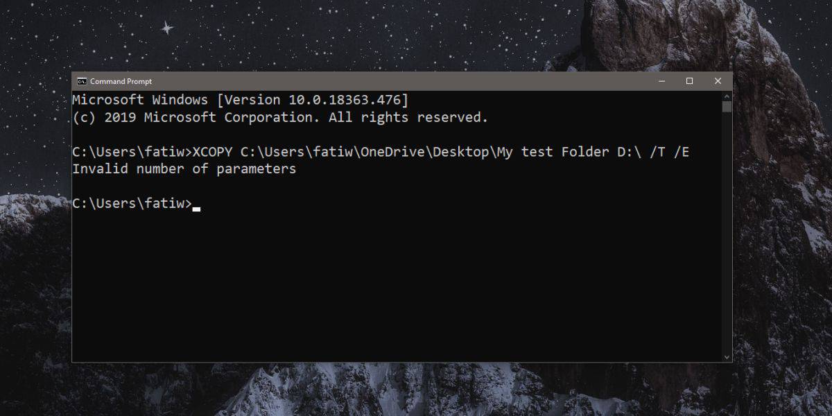 How To Enter File Or Folder Paths With Spaces In Command Prompt On Windows 10