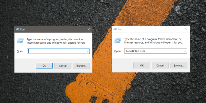 How to access the user folder on Windows 10