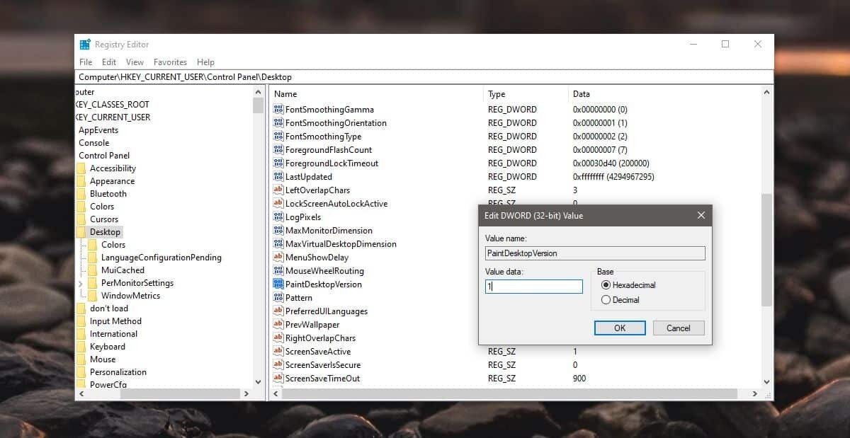 How to display Windows 10 build information on the desktop