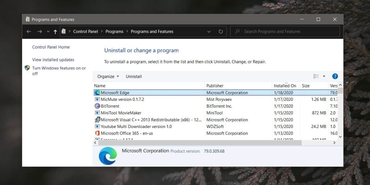 How to downgrade Chromium Edge to Microsoft Edge on Windows 10