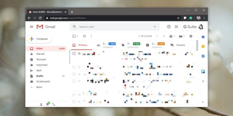 How to edit the sidebar in Gmail for web