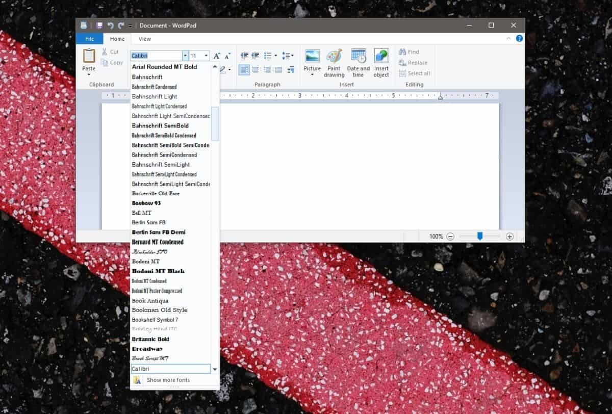 How to export a system font on Windows 10