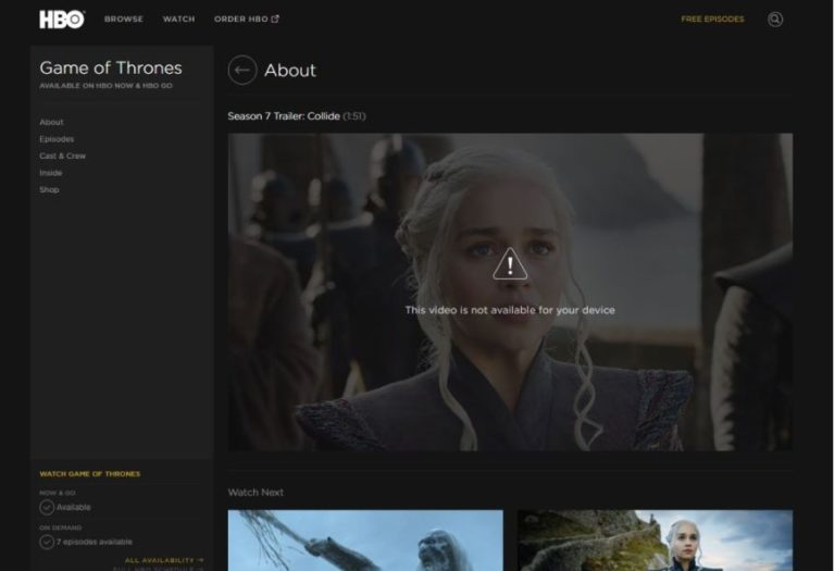 Comment regarder Game of Thrones en ligne, en dehors des États-Unis