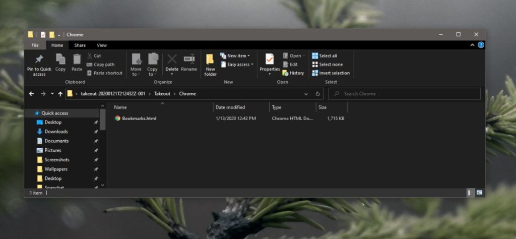 How to access Chrome bookmarks without the browser