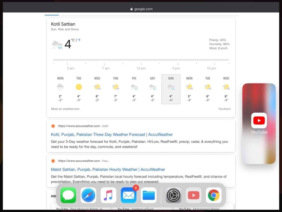 How to use Slide Over on the iPad