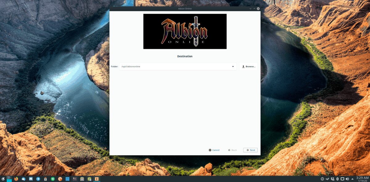 How to play Albion Online in Linux