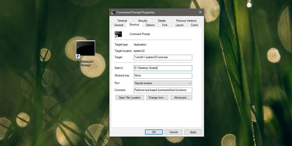 How to create a shortcut to open Command Prompt in a folder on Windows 10 How to create a shortcut to open Command Prompt in a folder on Windows 10