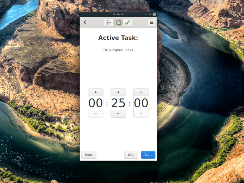 How to set up tasks in the Go For It to-do list on Linux