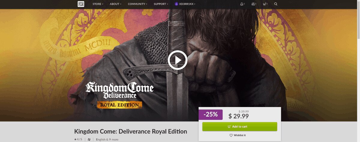 How to play Kingdom Come: Deliverance on Linux