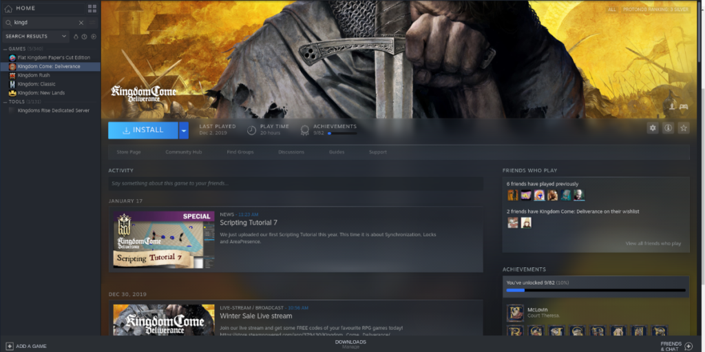 How to play Kingdom Come: Deliverance on Linux
