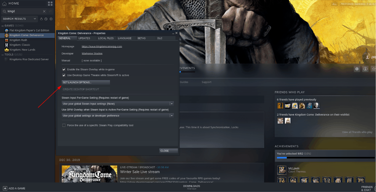 How to play Kingdom Come: Deliverance on Linux