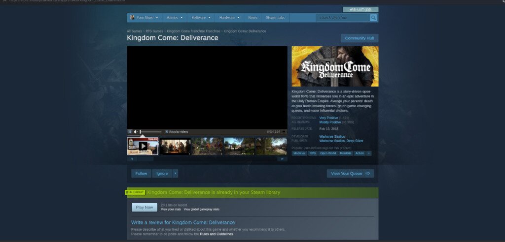 How to play Kingdom Come: Deliverance on Linux