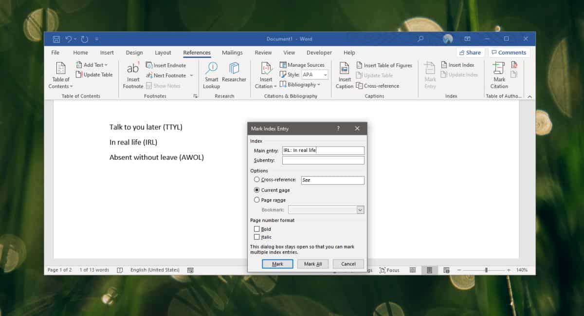 Create Table Of Contents In Word Office 365 Sagetide