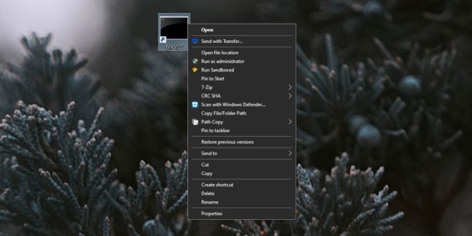 How to run a Batch script from the taskbar or Start menu on Windows 10