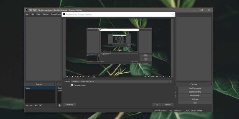How to record the screen with OBS on Windows 10